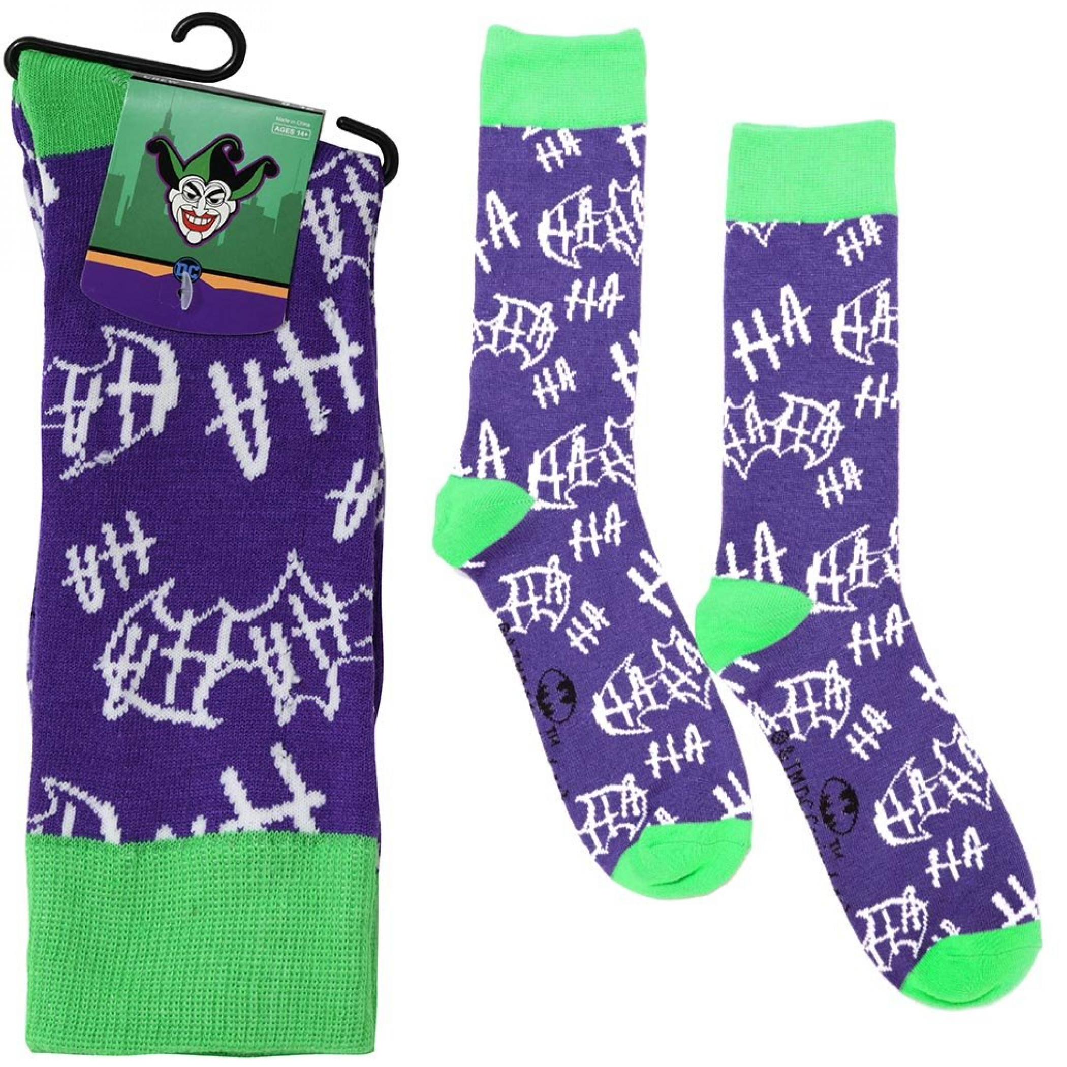 Product image 0 for Joker Maniacal Laughter Men's Crew Socks