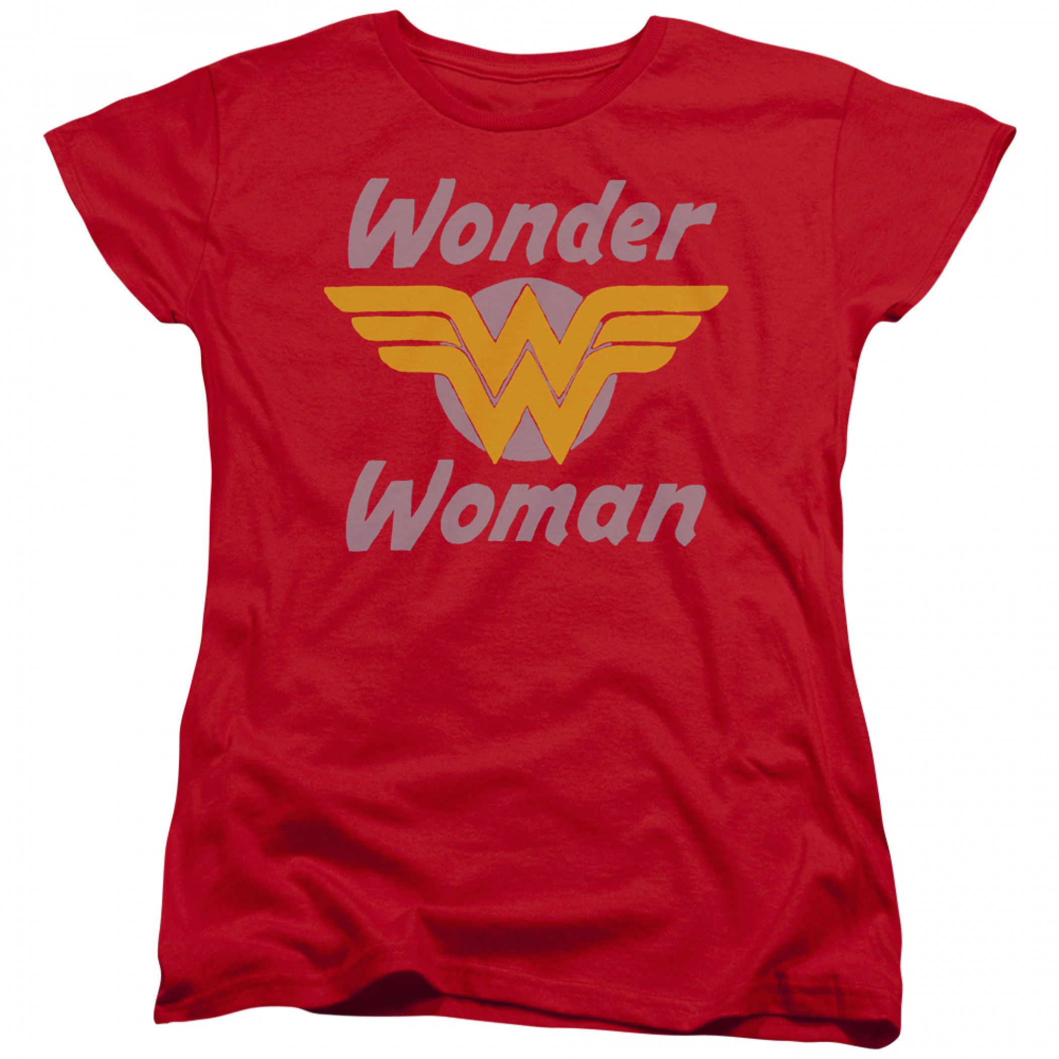 Product image 0 for Wonder Woman Logo Red Colorway Woman's T-Shirt