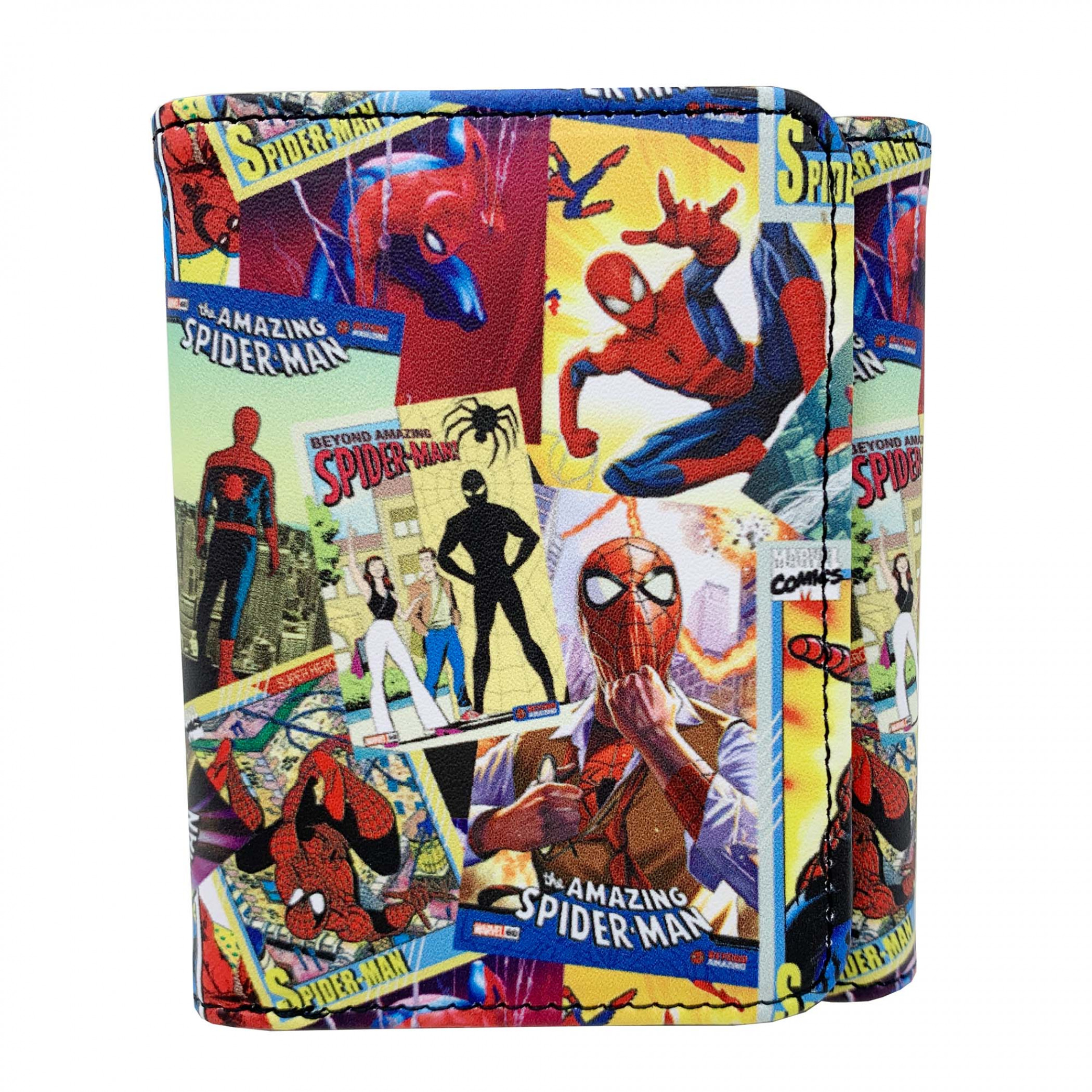 Product image 0 for Spider-Man Comic Cover Collage Trifold Wallet