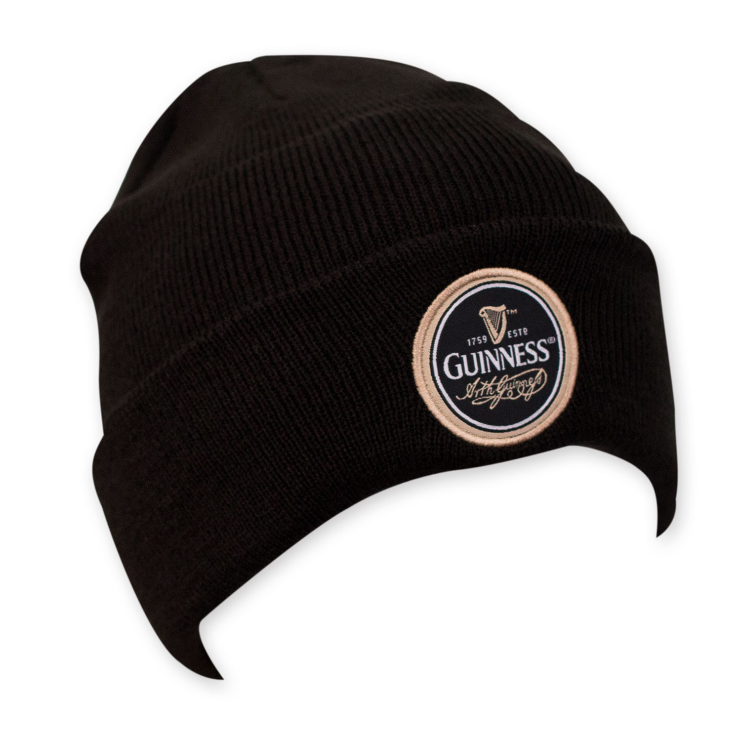 Product image 0 for Guinness Black Roundpatch Beanie