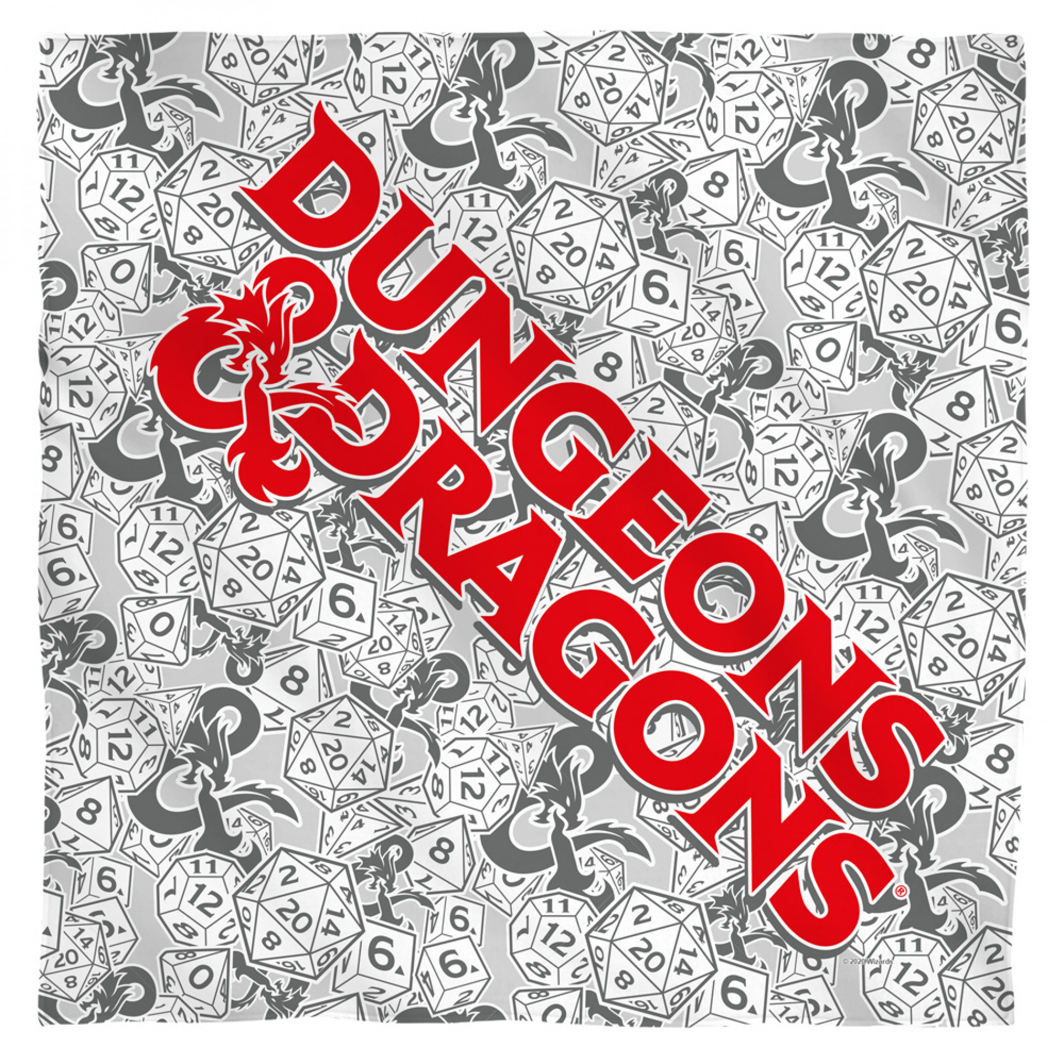 Product image 0 for Dungeons & Dragons D20 Bandana