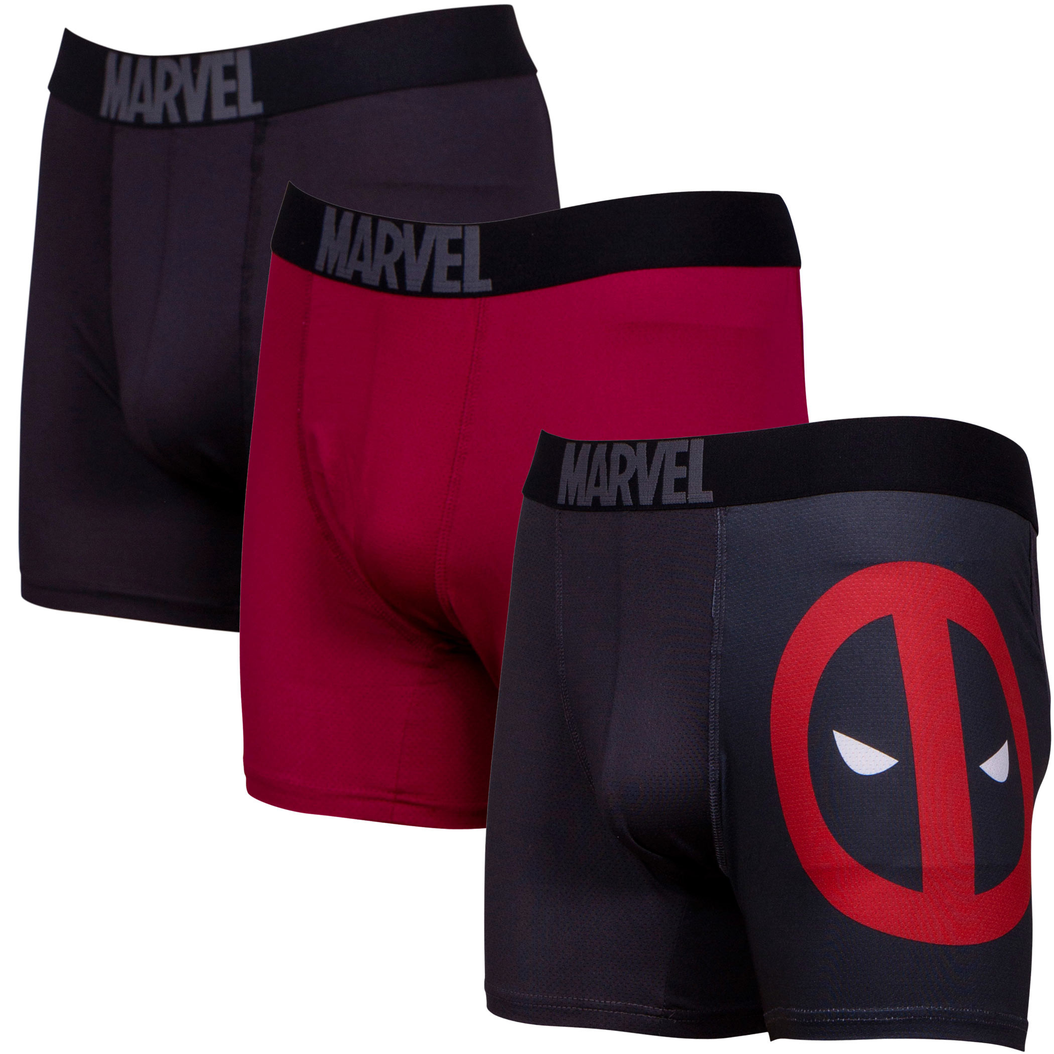 Product image 0 for Deadpool Performance Mesh Boxer Briefs 3-Pair Pack