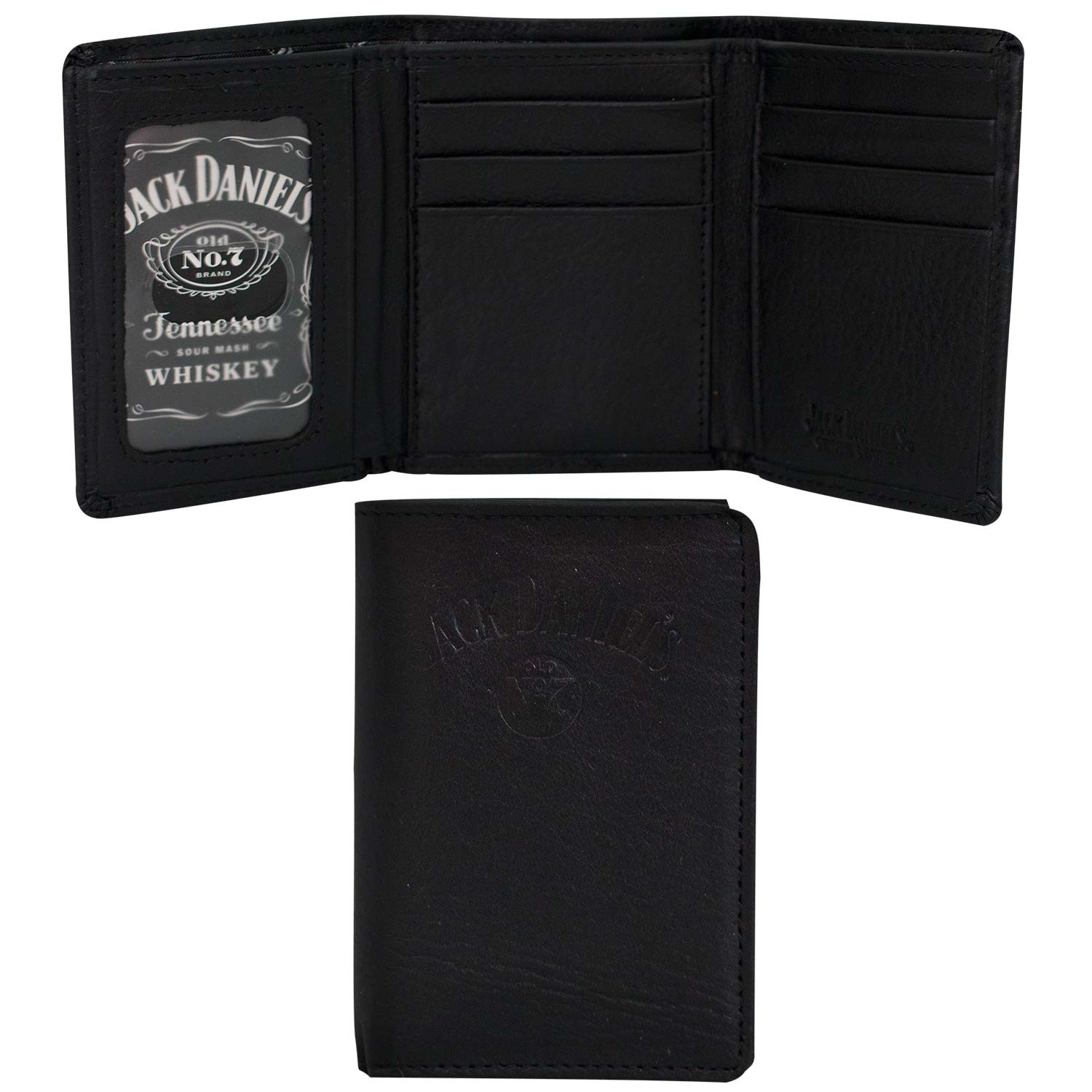 Product image 0 for JD Black Trifold Old No 7 Wallet