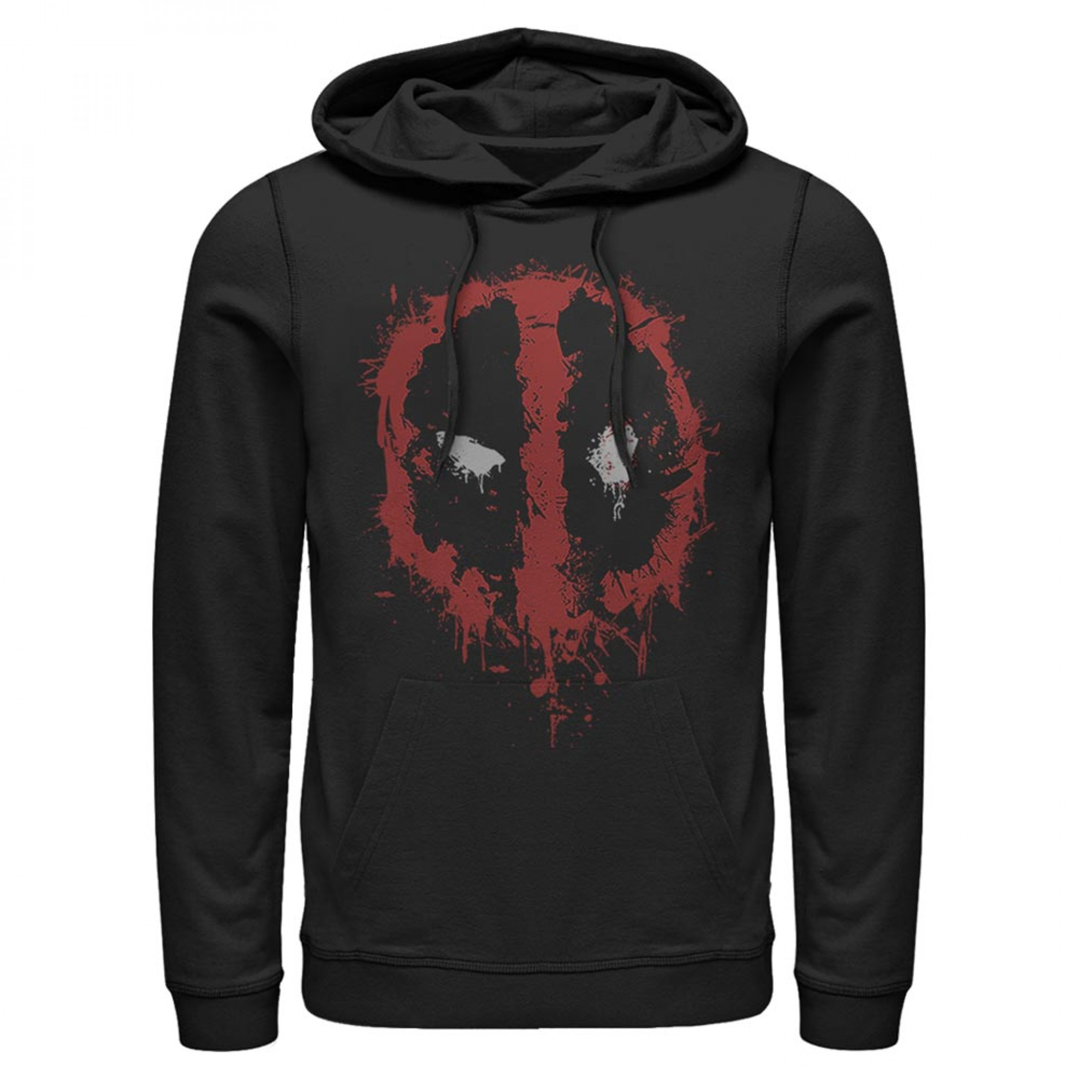 Product image 0 for Deadpool Paint Splatter Logo Pullover Hoodie