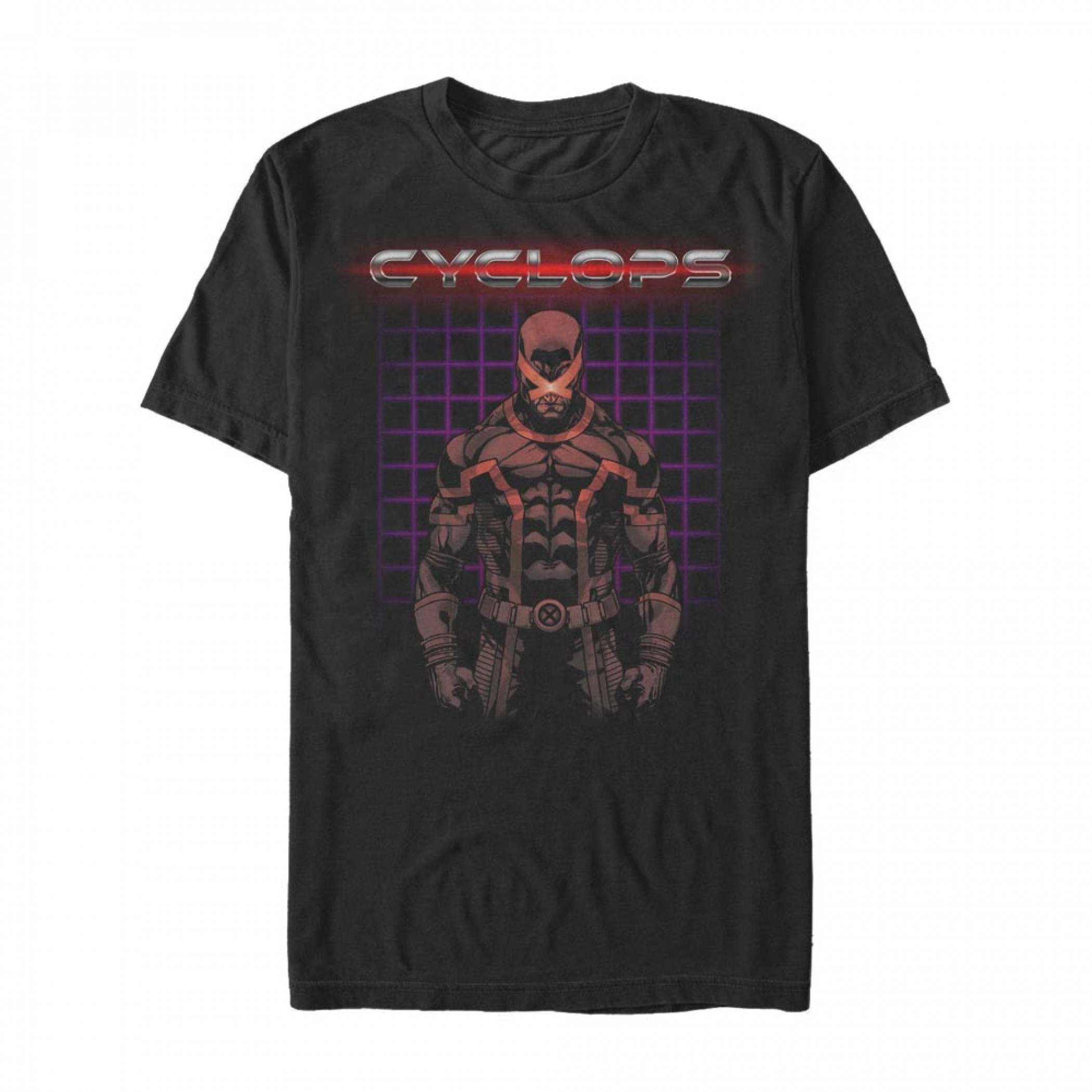 Product image 0 for X-Men Retro Cyclops Digital Grid T-Shirt