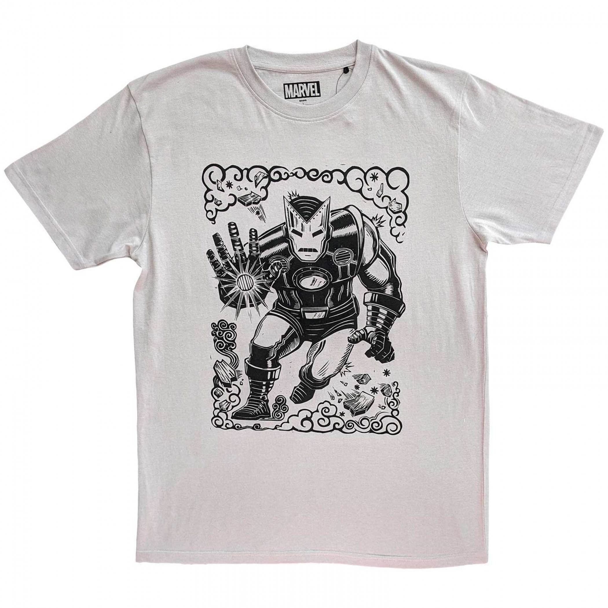 Product image 0 for Iron Man Vintage Stamp Design T-Shirt