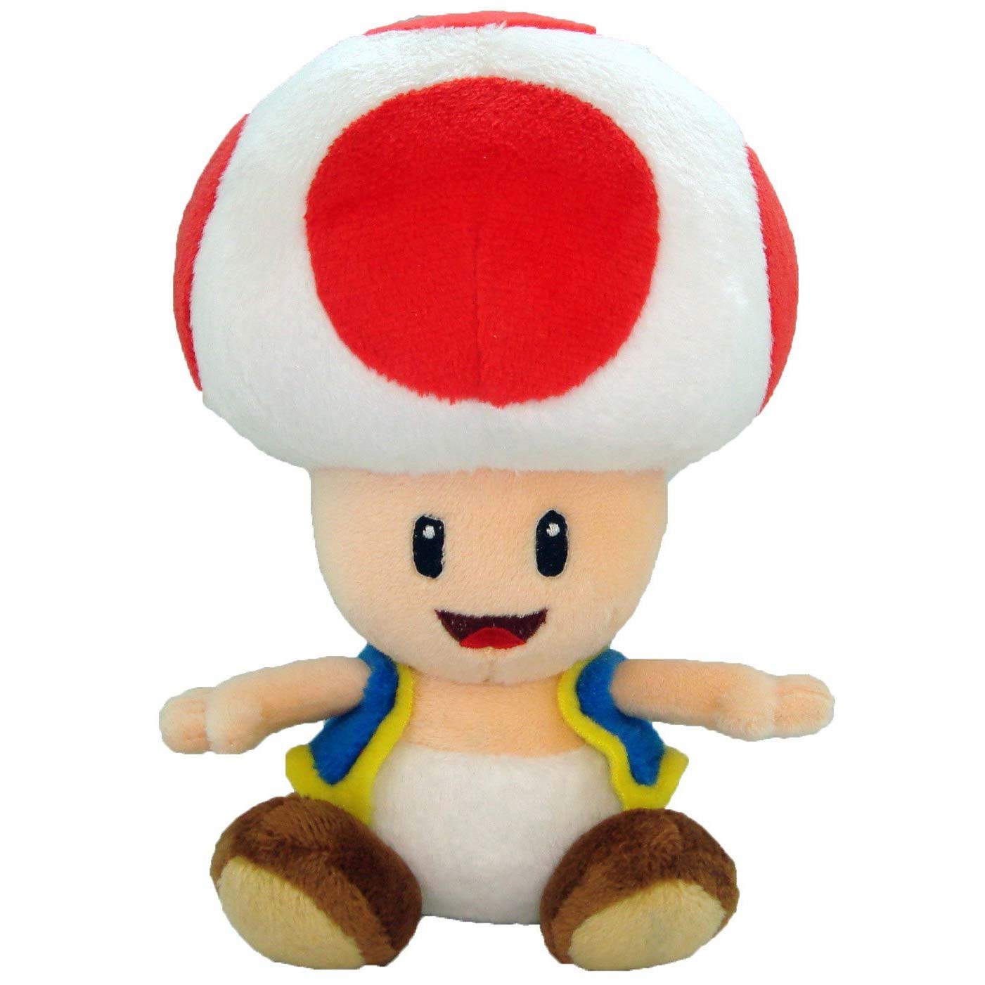 Product image 0 for Super Mario Bros. Toad 7in Plush Doll Toy