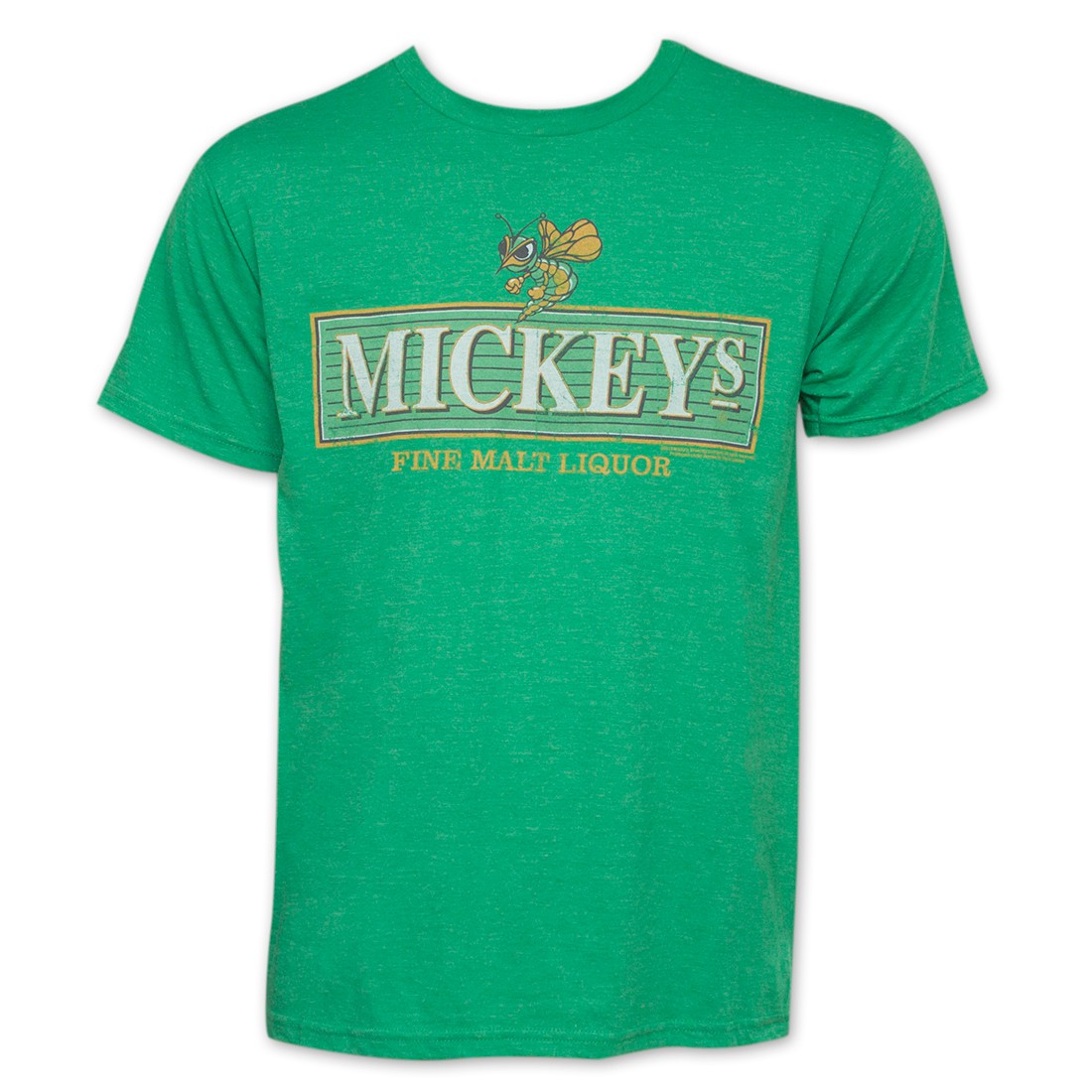 Product image 0 for Mickey's Fine Malt Liquor Logo Men's Green T-Shirt
