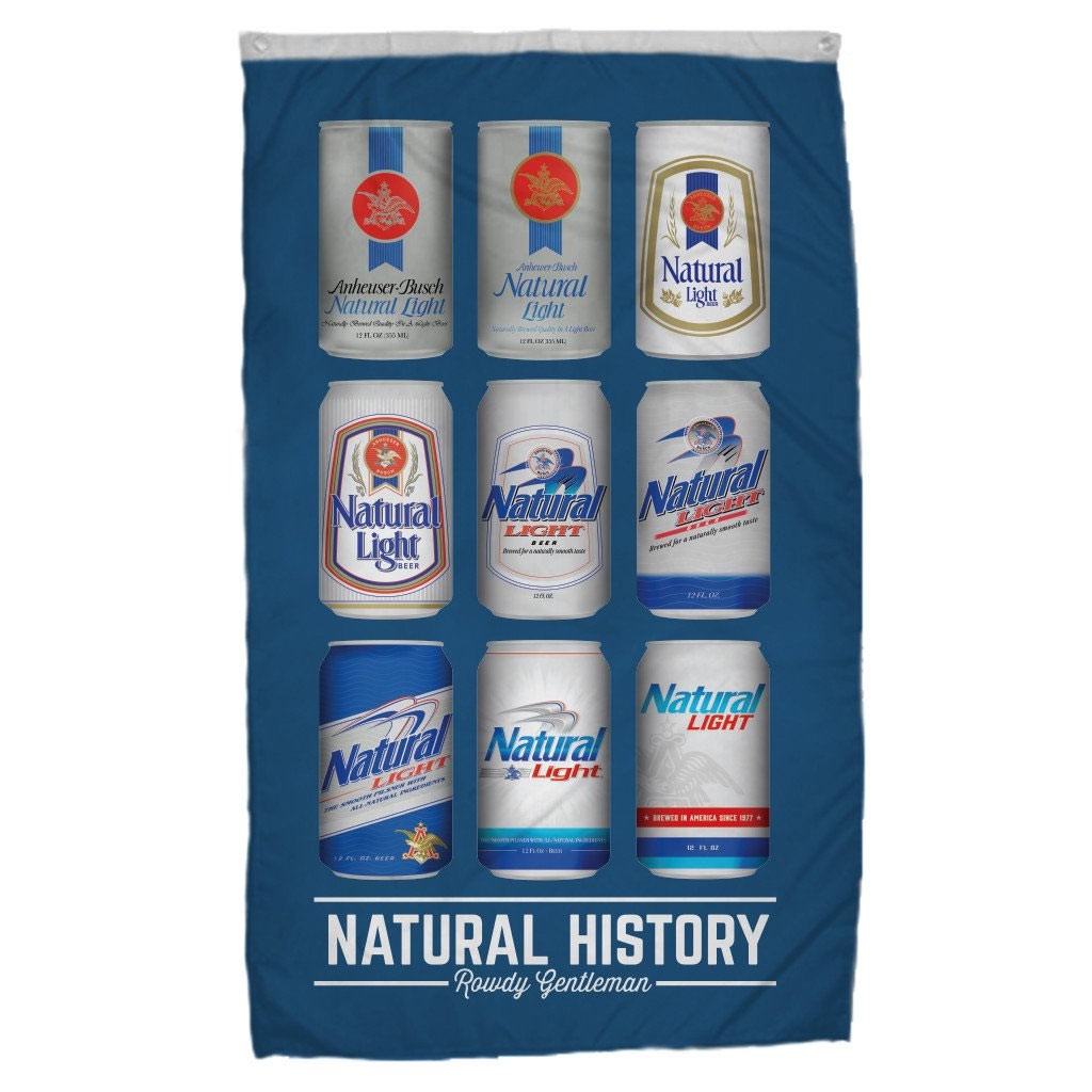 Product image 0 for Natural Light Rowdy Gentleman History Flag