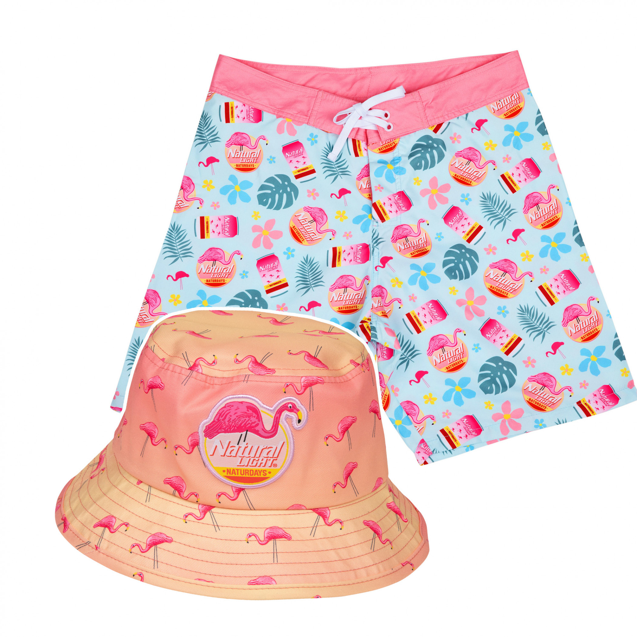 Product image 0 for Naturdays Board Shorts and Bucket Hat Beach Bundle