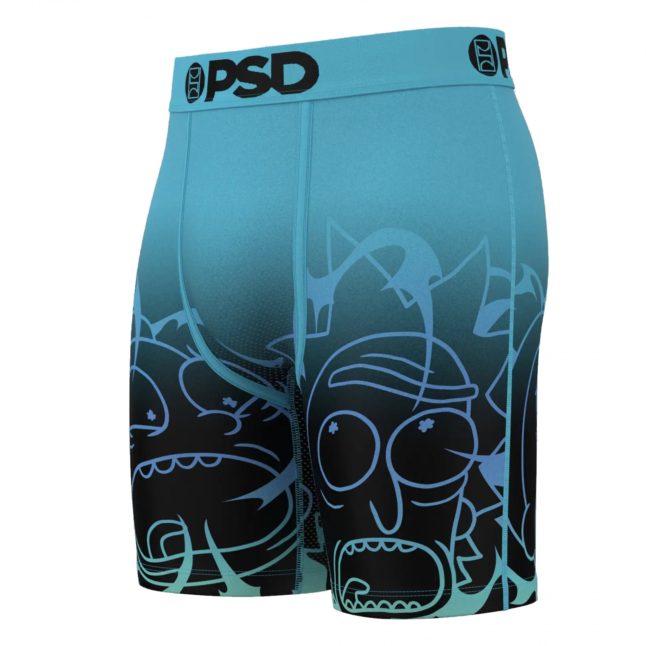 Product image 0 for Rick and Morty Aqua PSD Boxer Briefs
