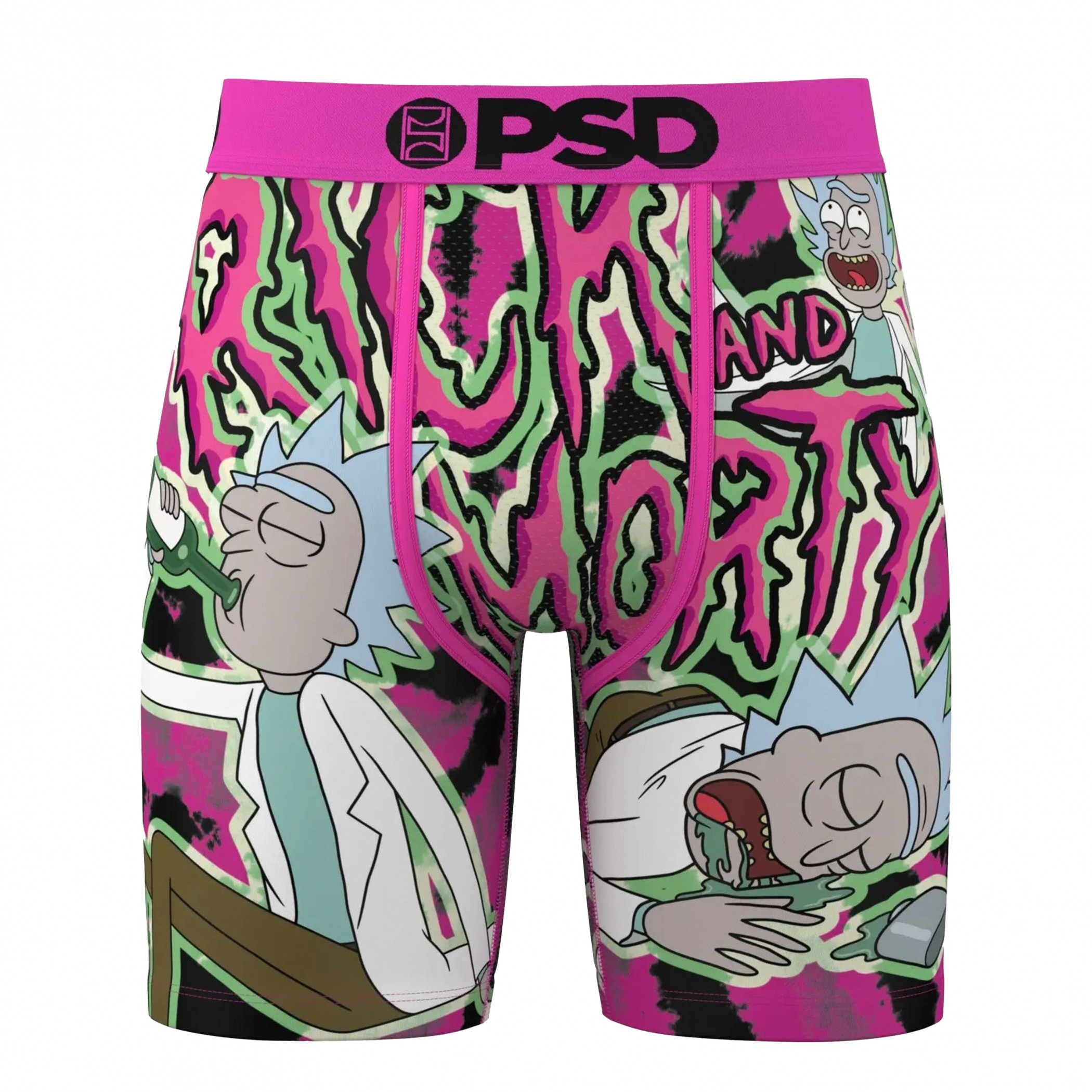 Product image 0 for Rick and Morty Tie-Dye Drinks PSD Boxer Briefs