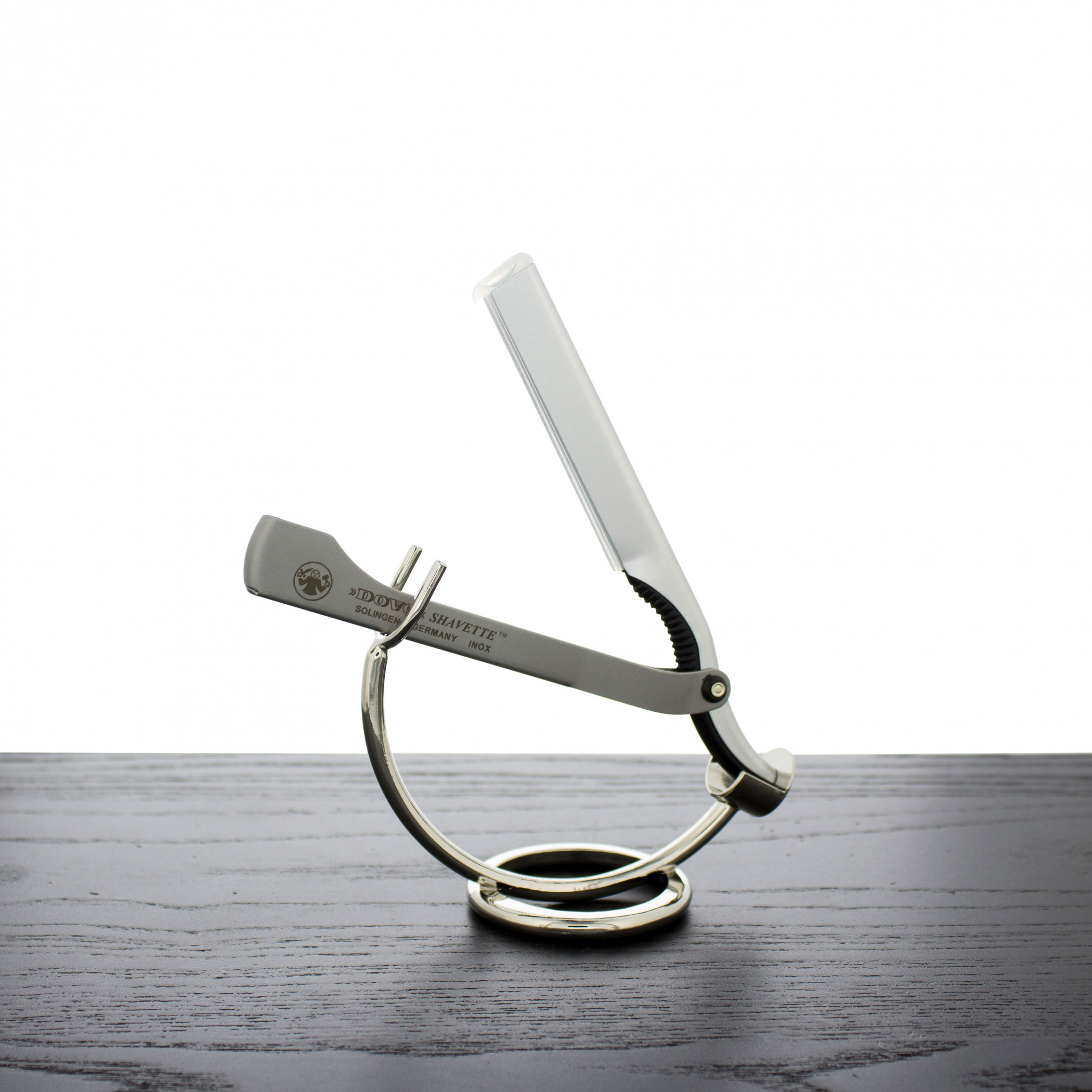 Dovo Shavette Straight Razor, Stainless Steel Handle - West Coast Shaving