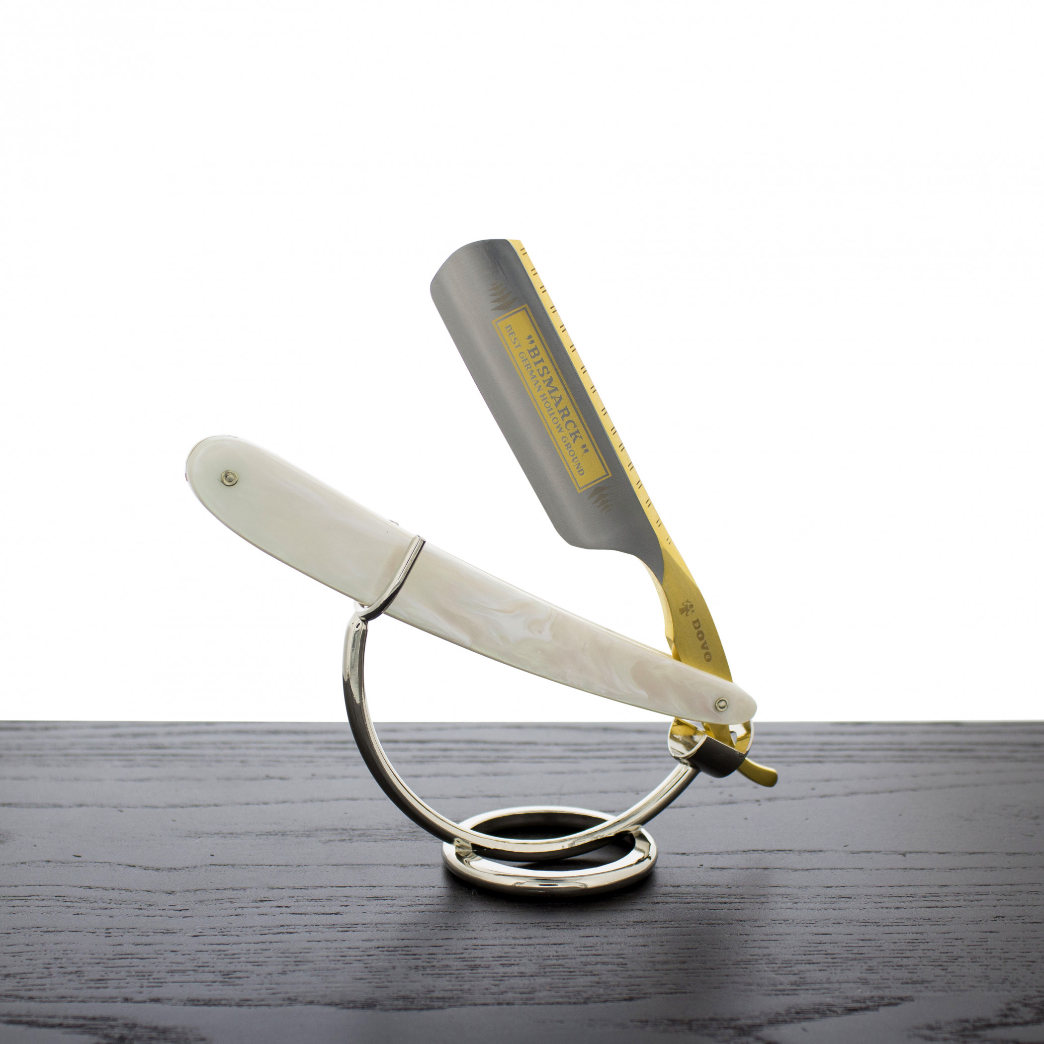 Dovo 6/8" Bismarck Pearl Acrylic Straight Razor - West Coast Shaving