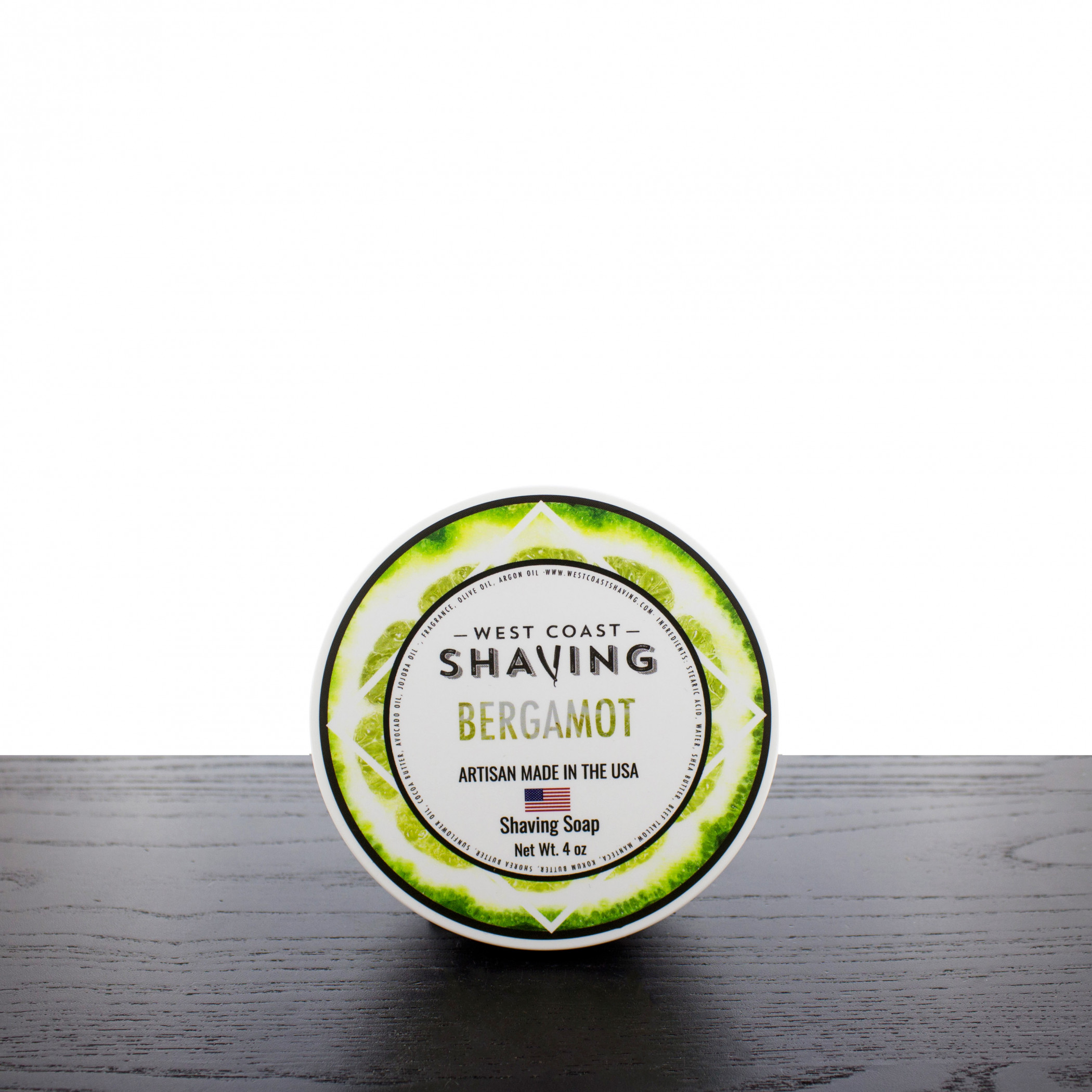 WCS Shaving Soap, Bergamot - West Coast Shaving