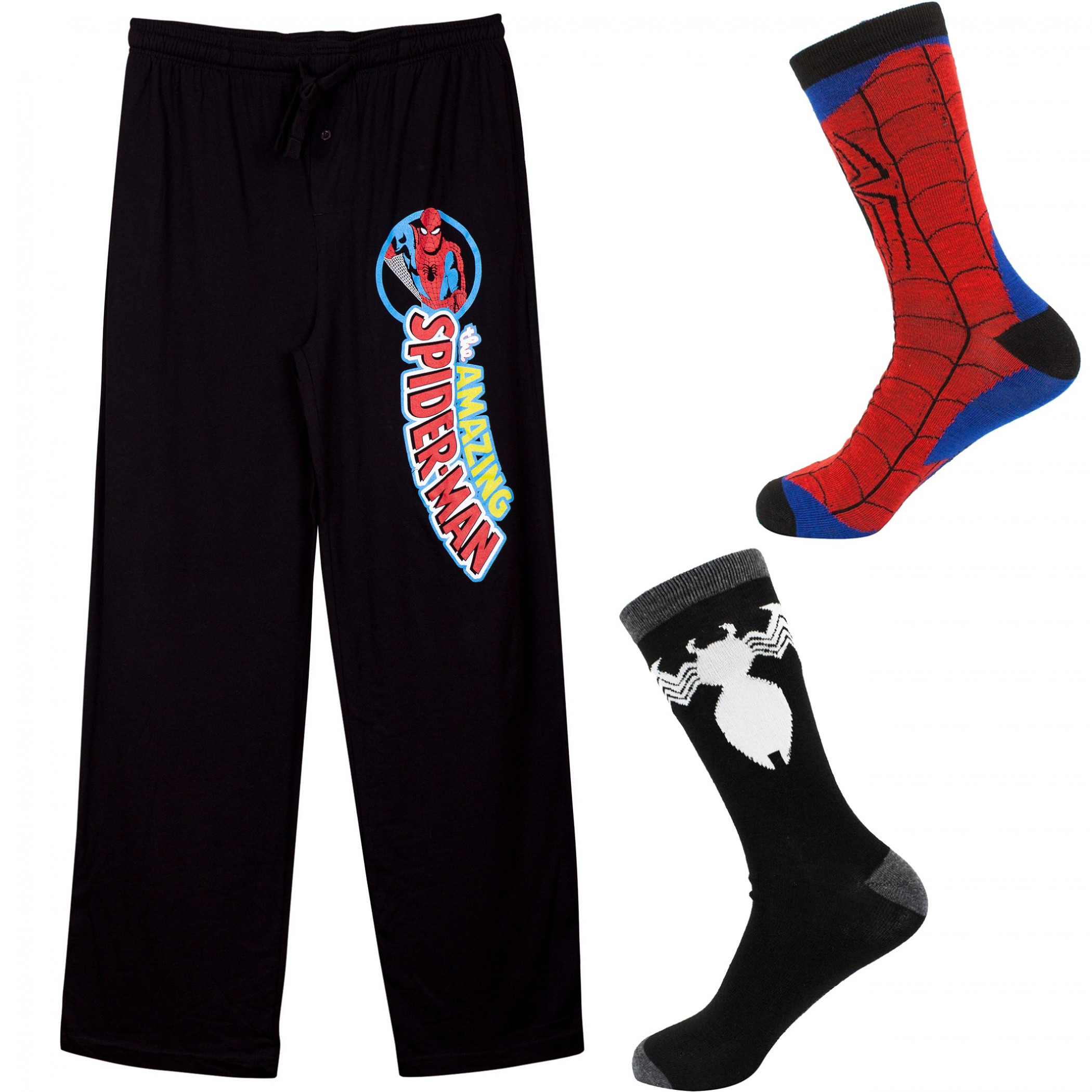 Product image 0 for Spider-Man Sleep Pants and Sock Set
