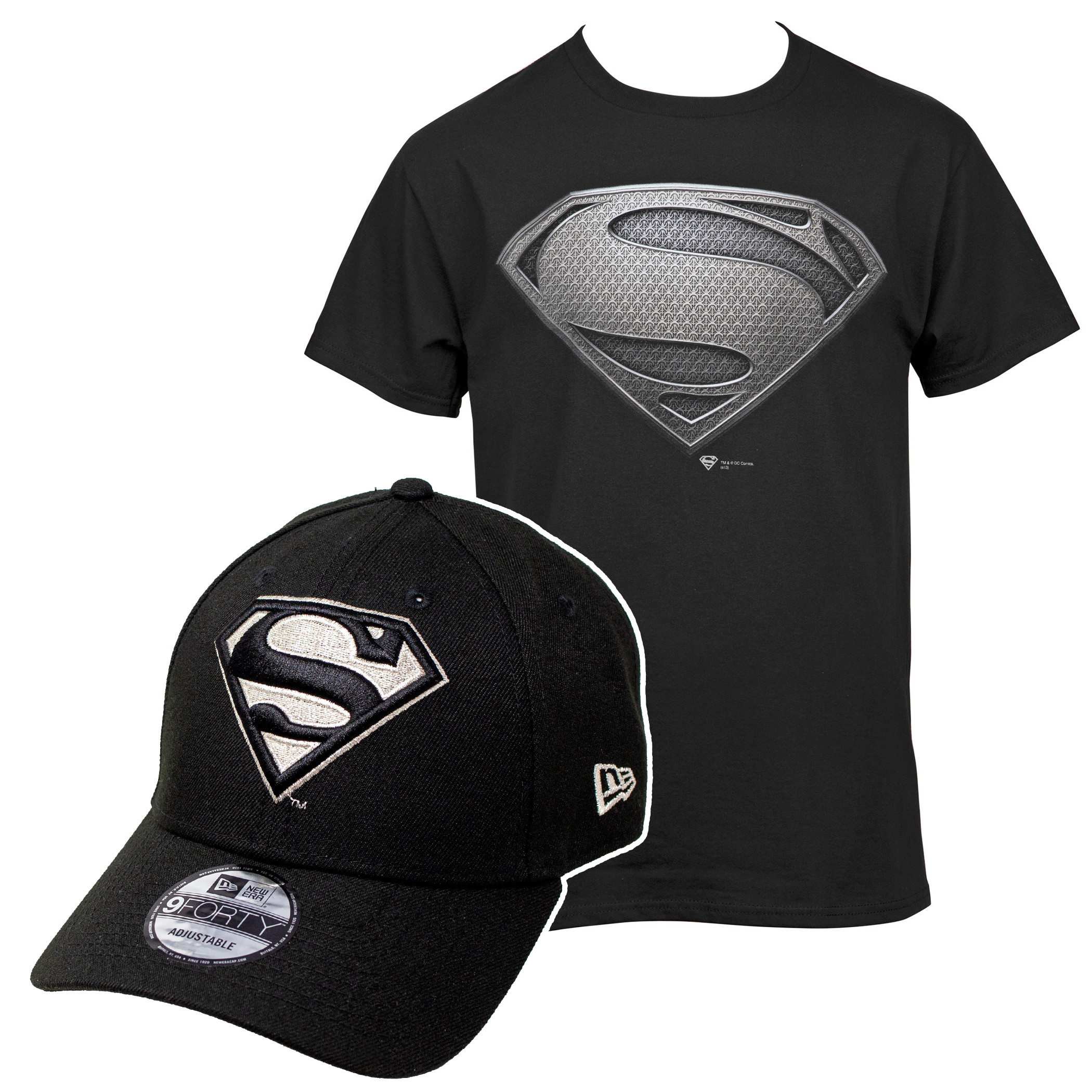 Product image 0 for Superman Silver Logo and T-Shirt Bundle