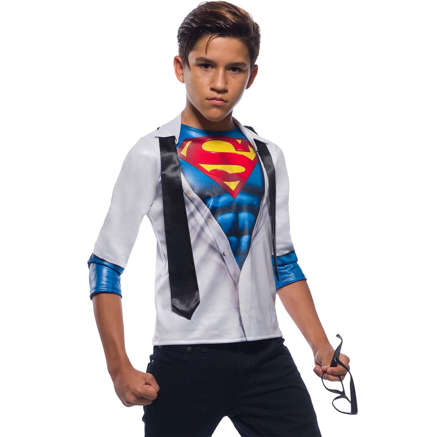 Product image 0 for Superman Youth Shirt And Tie Costume Shirt
