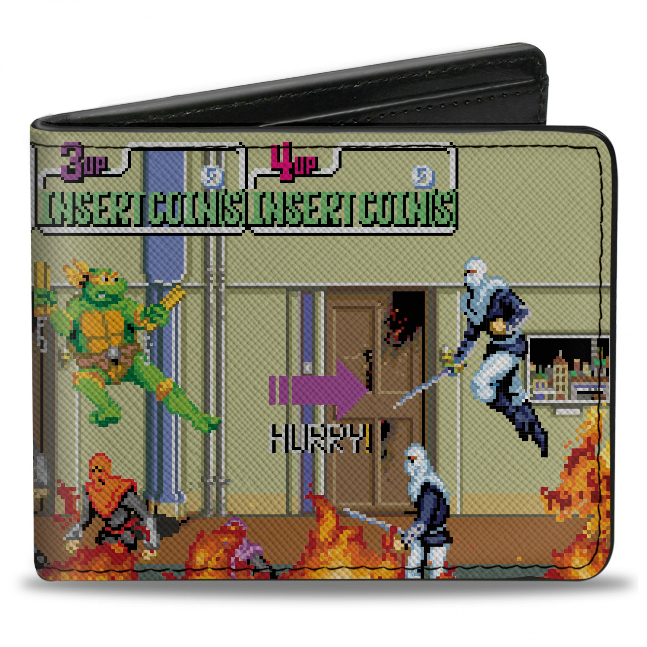 Product image 0 for Teenage Mutant Ninja Turtles 8-Bit Battle Bi-Fold ...