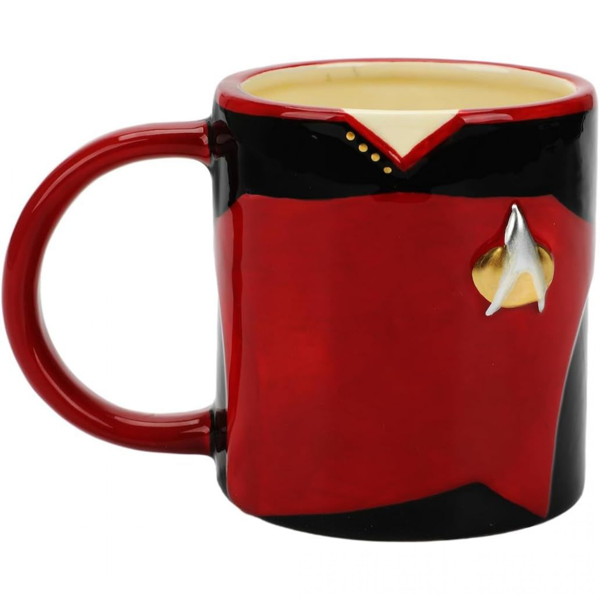 Product image 0 for Star Trek Captain Picard 16 oz. Sculpted Ceramic Mug