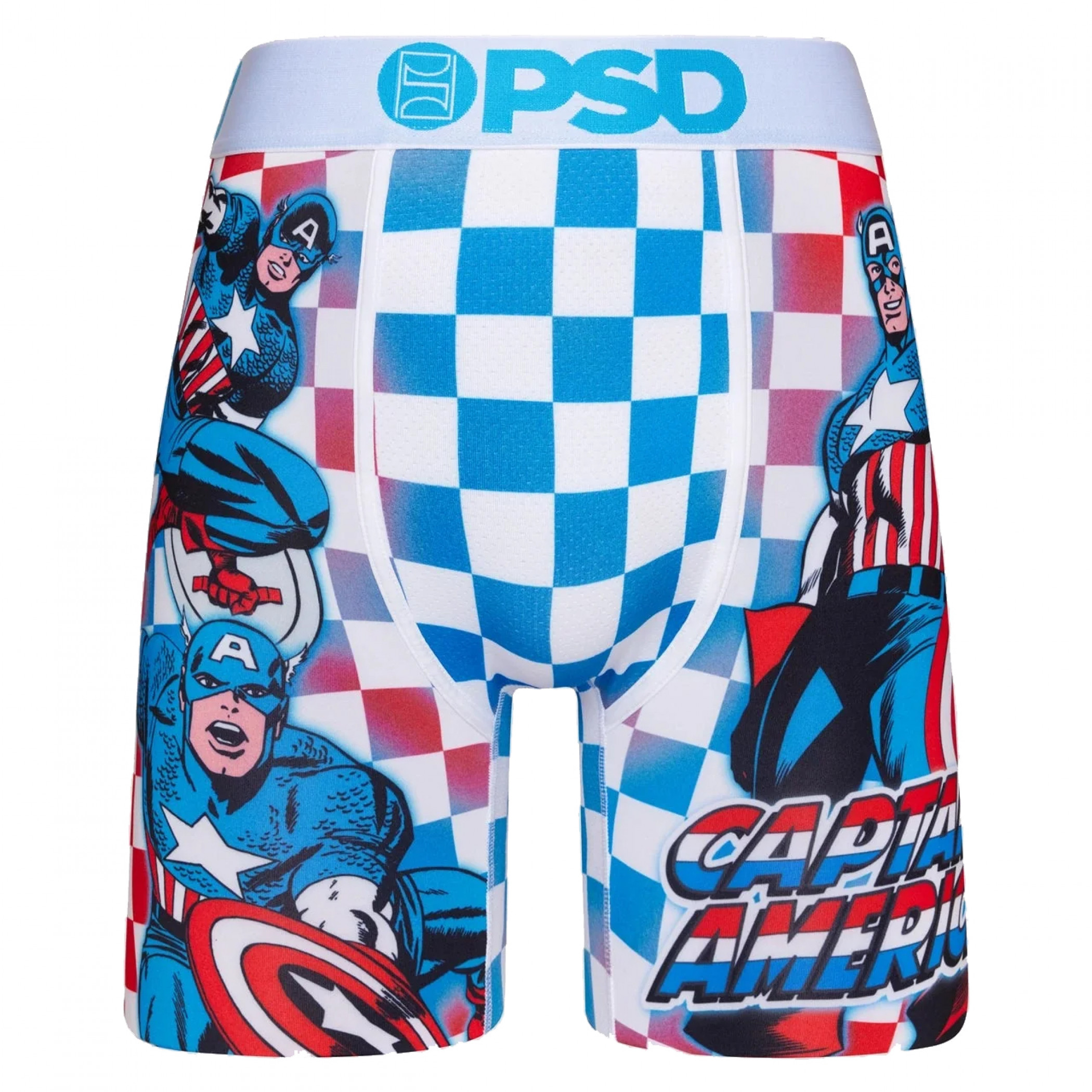 Product image 0 for Captain American Checkered PSD Boxer Briefs