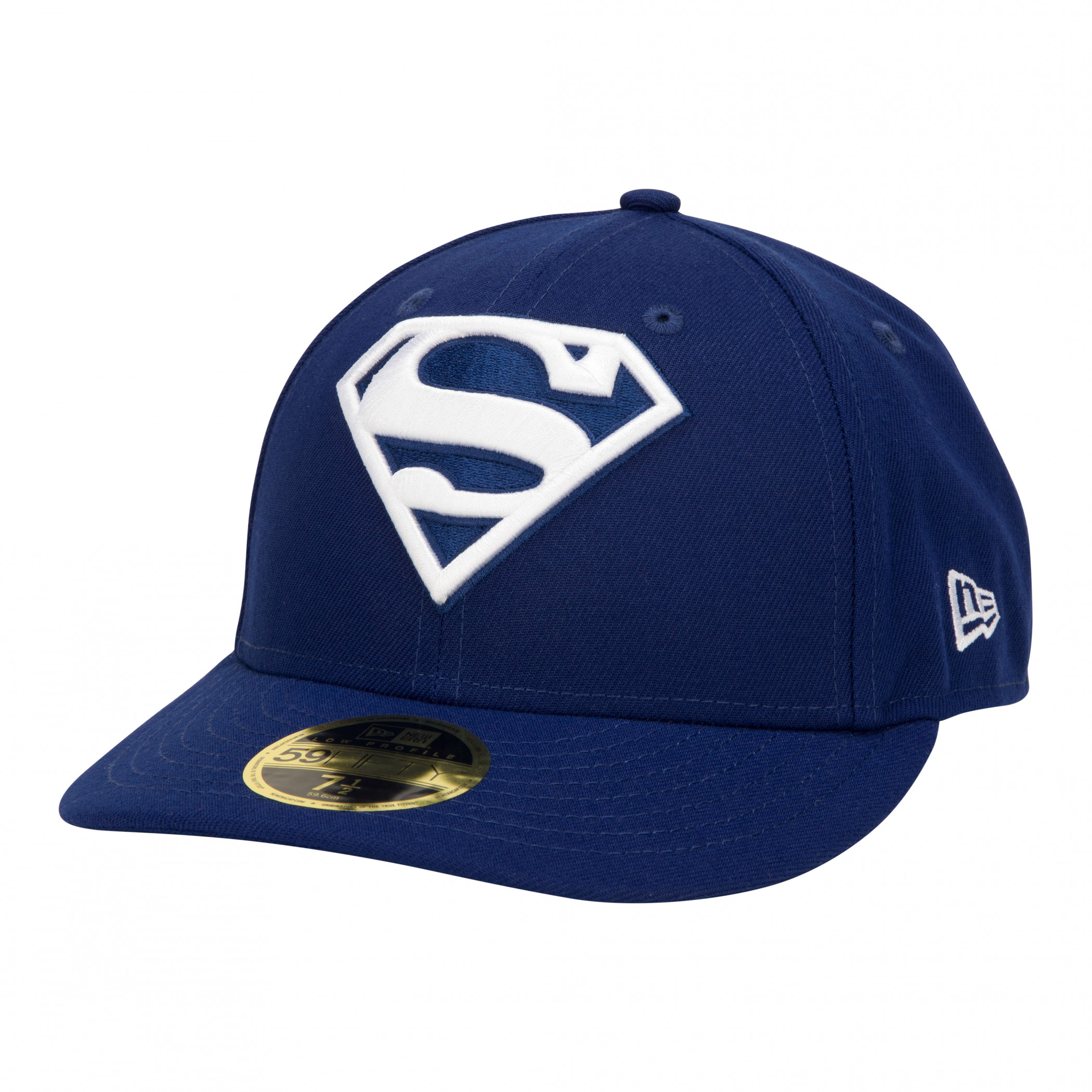 Product image 0 for Superman Low Profile Blue New Era 59Fifty Fitted Hat