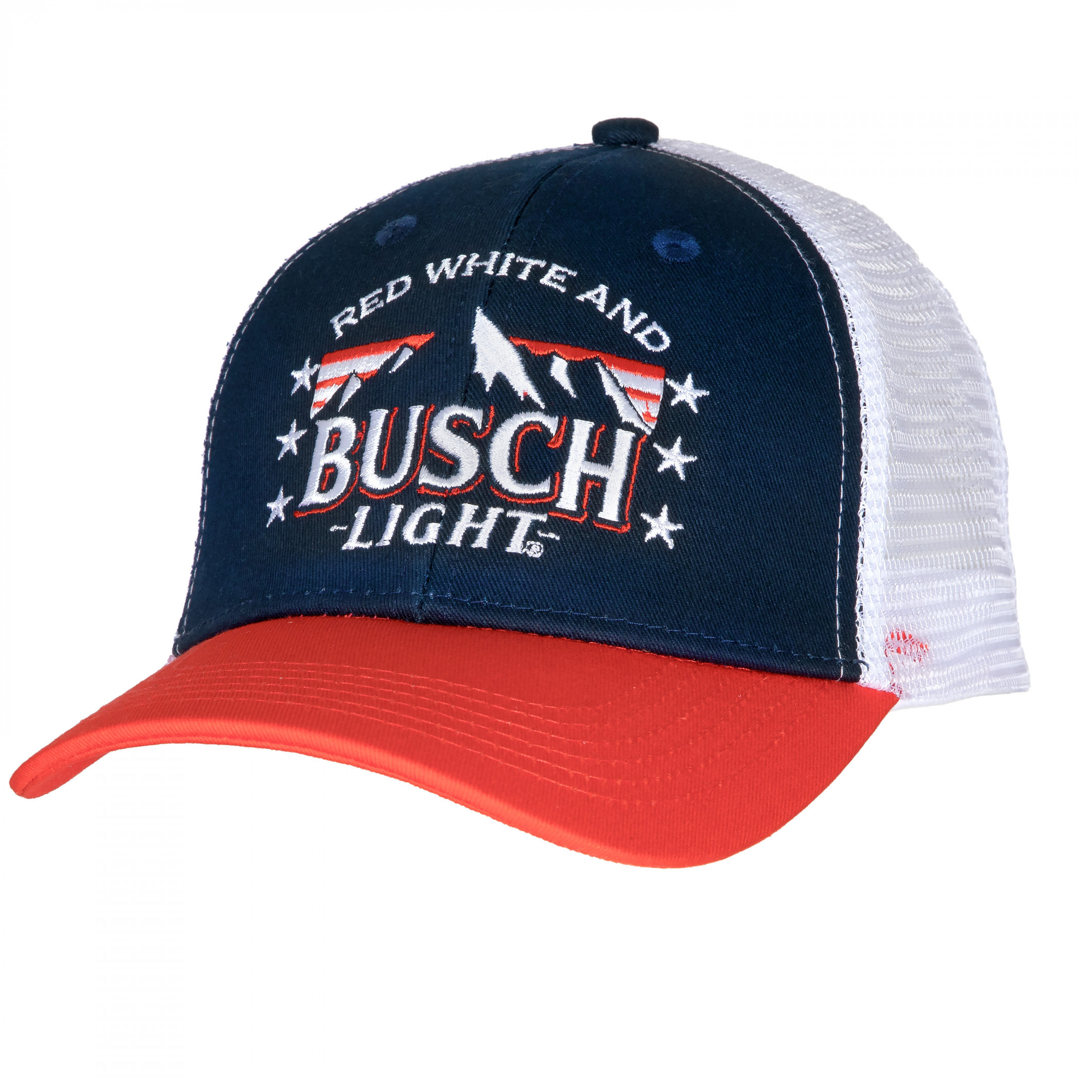 Product image 0 for Busch Red White and Busch Light Snapback Cap
