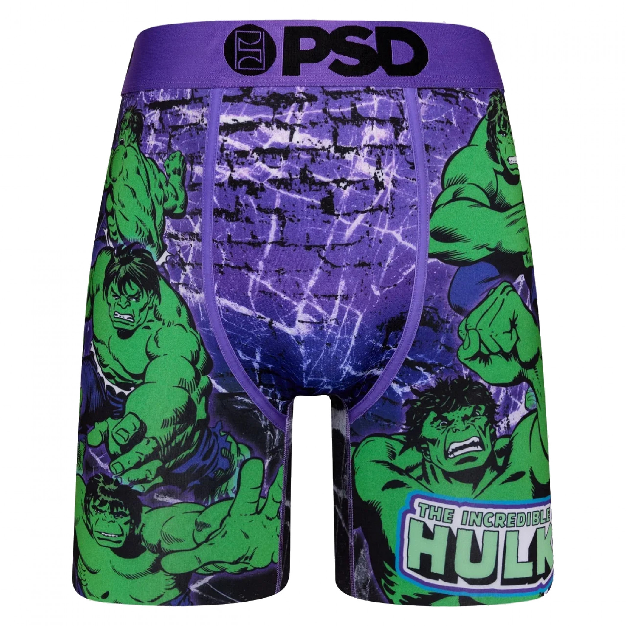 Product image 0 for The Incredible Hulk Comic Poses PSD Boxer Briefs