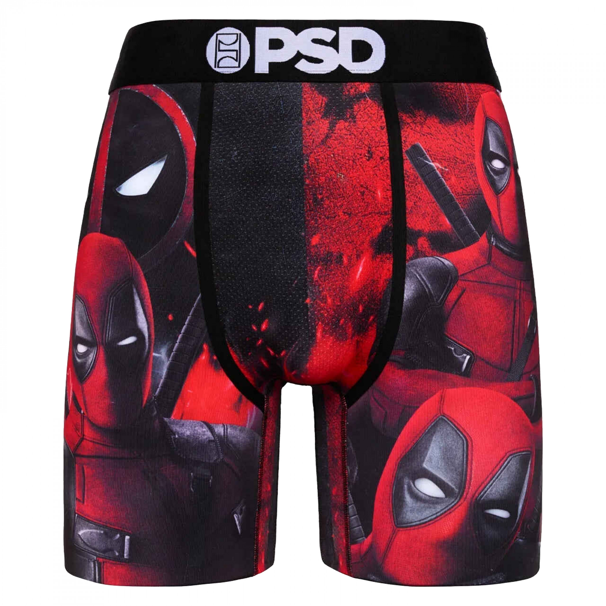 Product image 0 for Deadpool Black and Red Collage PSD Boxer Briefs
