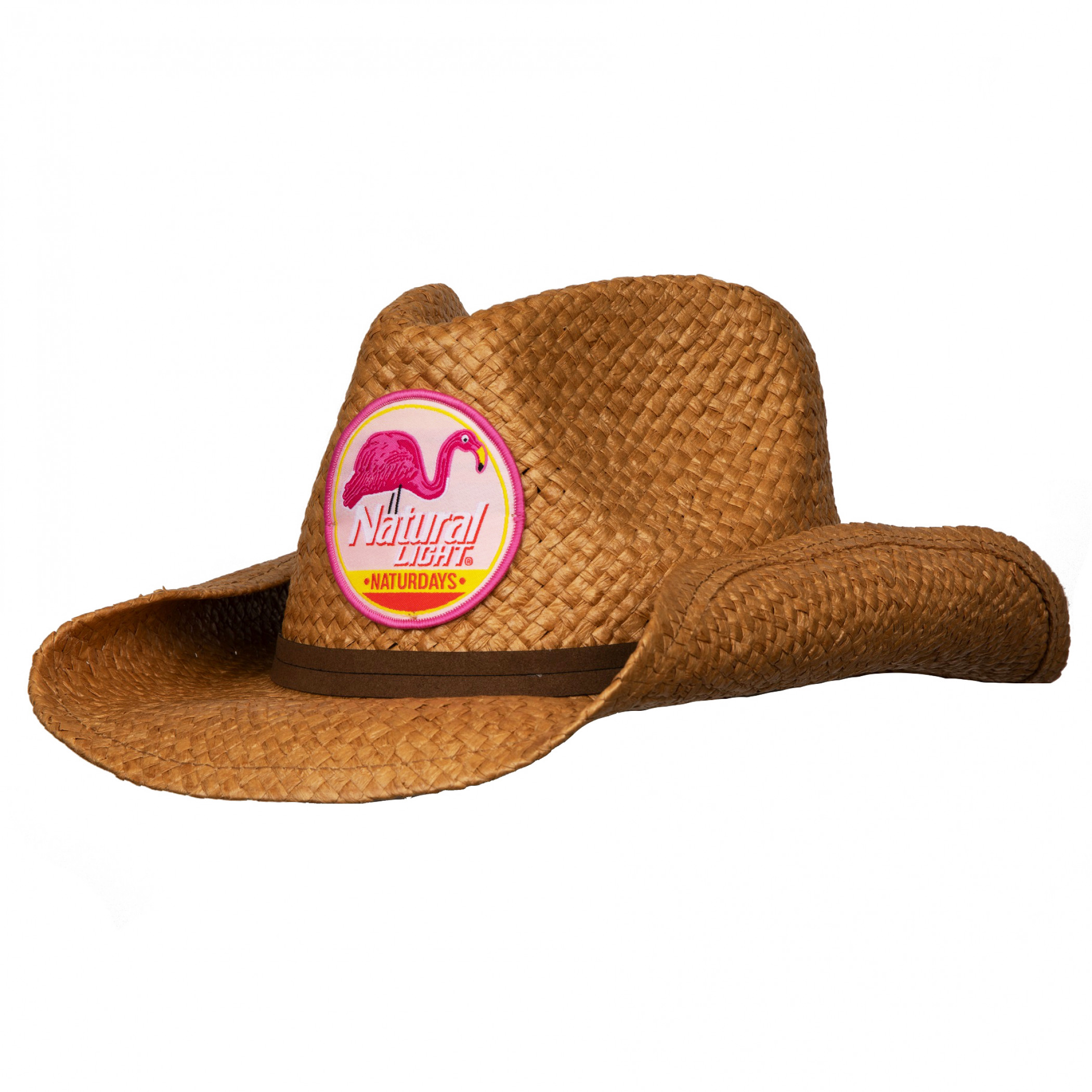 Product image 0 for Natural Light Naturdays Straw Cowboy Hat With Brown ...