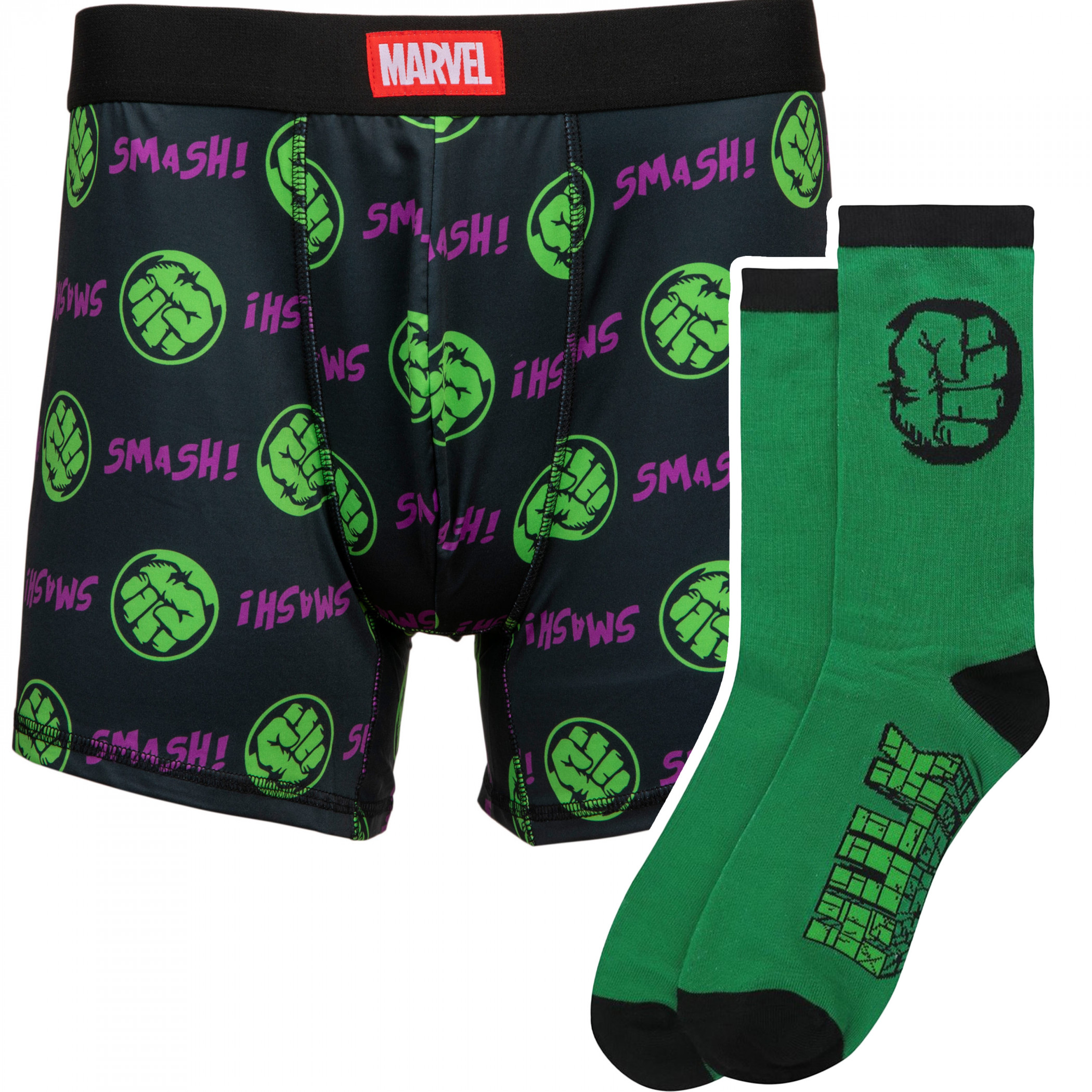 Product image 0 for The Incredible Hulk Boxers and Socks Set