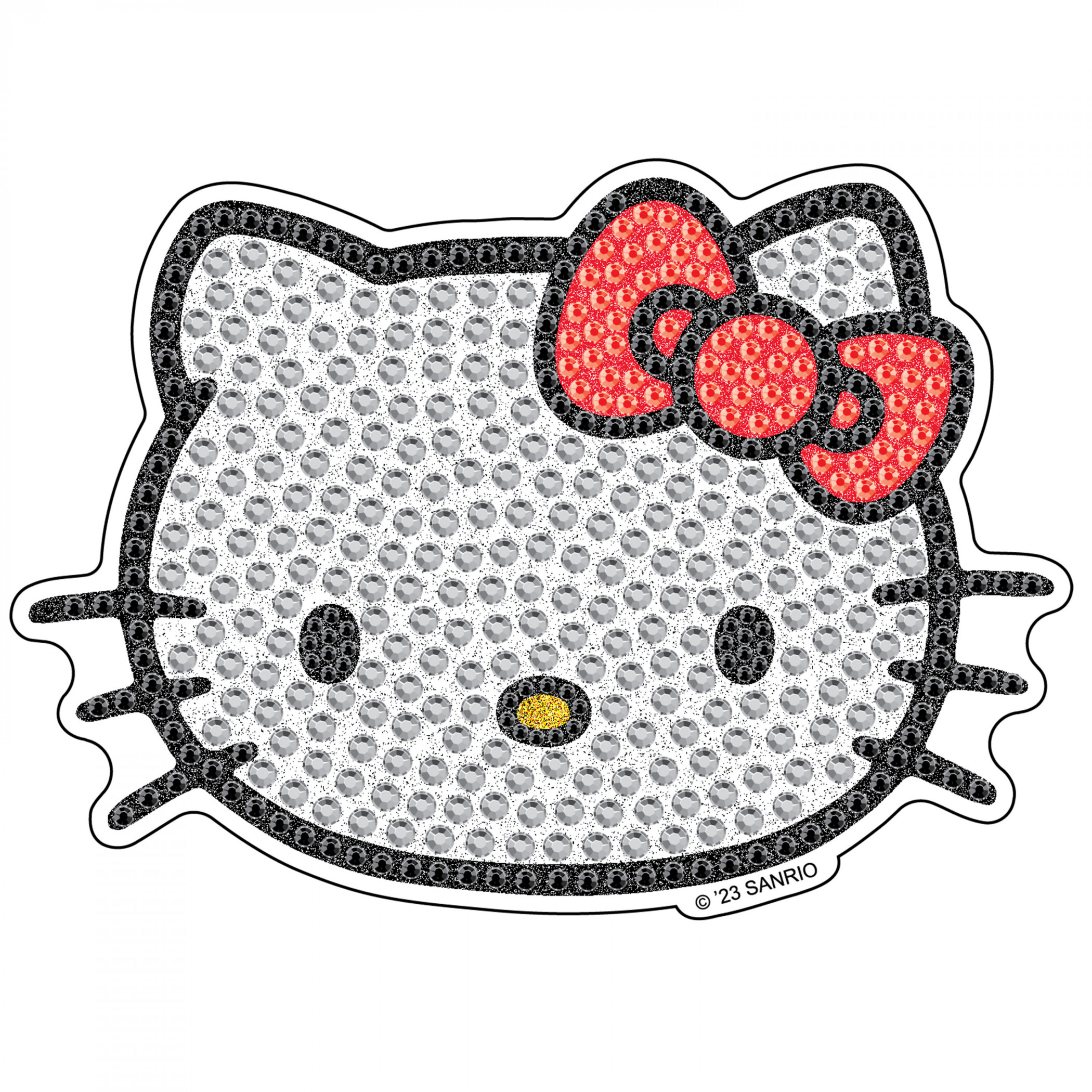 Product image 0 for Hello Kitty Full Bling Aluminum Car Decal