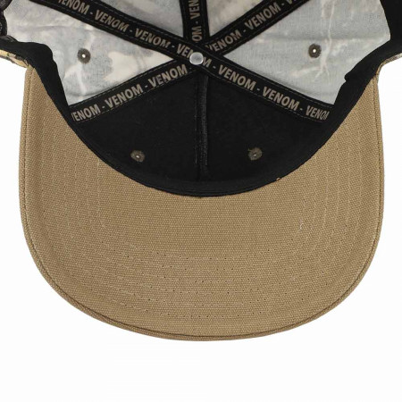 Product image 6 for Venom 3D Embroidered Camo Curved Bill Snapback Hat