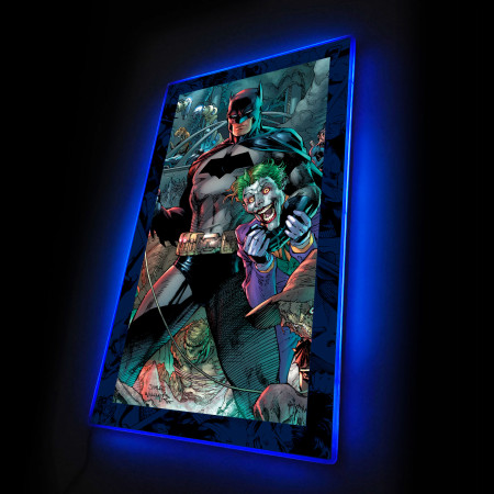 Product image 2 for Batman and The Joker LED Mini Poster Mountable Wall ...