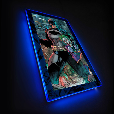 Product image 3 for Batman and The Joker LED Mini Poster Mountable Wall ...