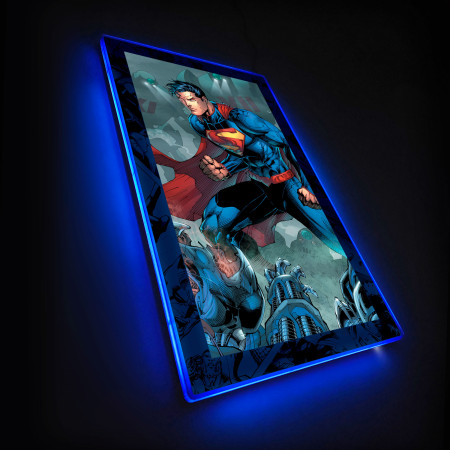 Product image 3 for Superman LED Mini Poster Mountable Wall Light