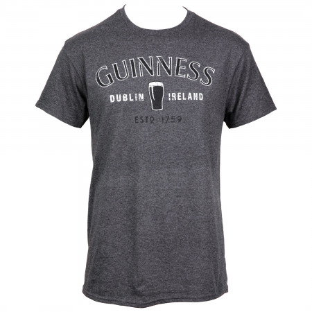 Guinness Dublin Ireland Beer Glass Logo T-Shirt