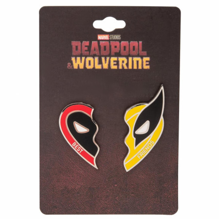 Product image 2 for Deadpool and Wolverine BFFs Enamel Pin Set