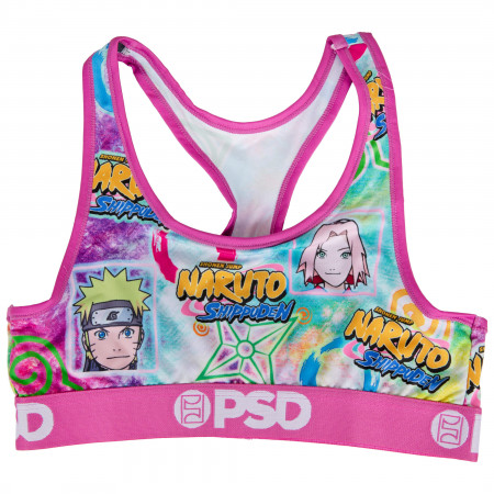 Naruto Shippuden Microfiber Blend Sports Bra