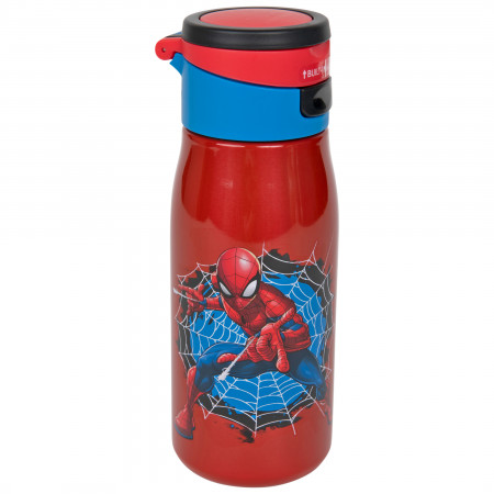 Marvel Comics Classic Spider-Man 13.5 oz Stainless Steel Water Bottle