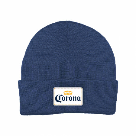 Corona Extra Logo Navy Cuff Beanie