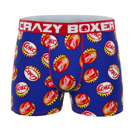 Coca-Cola Bottle Caps Men's Crazy Boxer Briefs