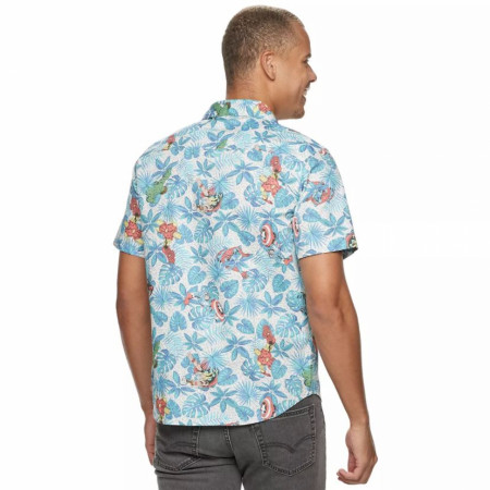 Product image 2 for Marvel Avengers Button Up Hawaiian Shirt