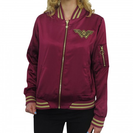 Product image 0 for Wonder Woman Movie Logo Women's Bomber Jacket