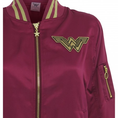 Product image 3 for Wonder Woman Movie Logo Women's Bomber Jacket