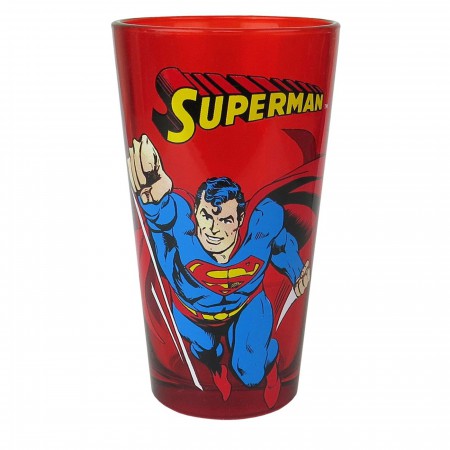 Product image 1 for Superman Image and Costume Pint Glass 2-Pack