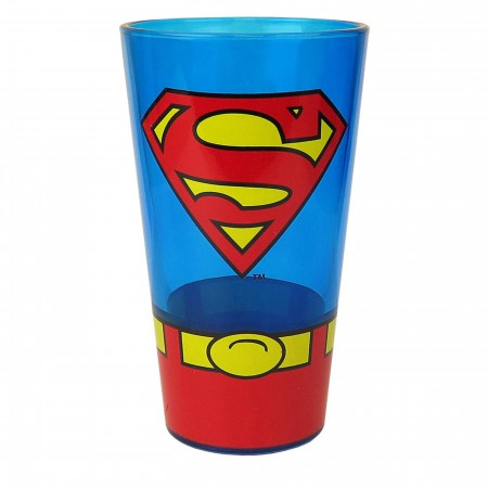 Product image 2 for Superman Image and Costume Pint Glass 2-Pack