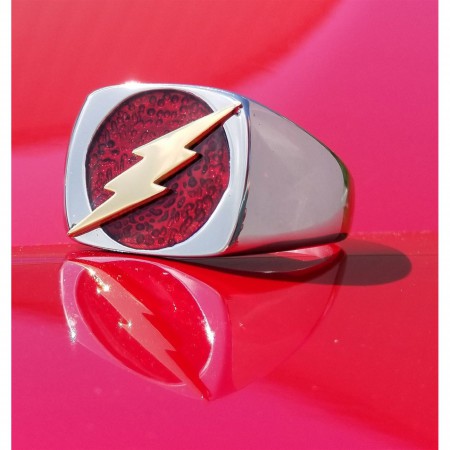 Product image 3 for Flash Symbol Stainless Steel Ring