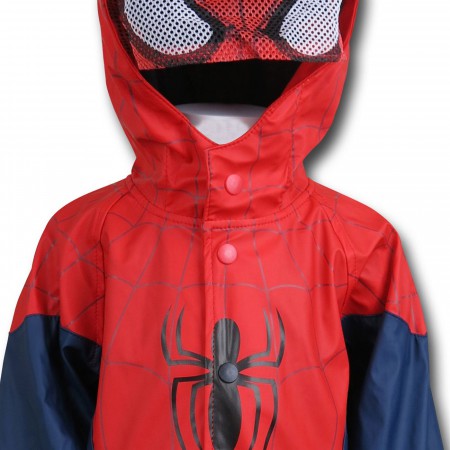 Product image 3 for Spiderman Kids Costume Rain Coat