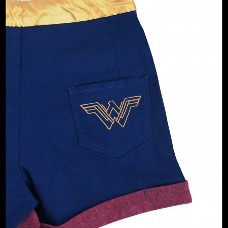 Product image 3 for Wonder Woman High Waisted Costume Shorts